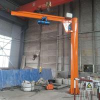 China Remote Control Lifting 6m Floor Mounted Jib Crane for sale