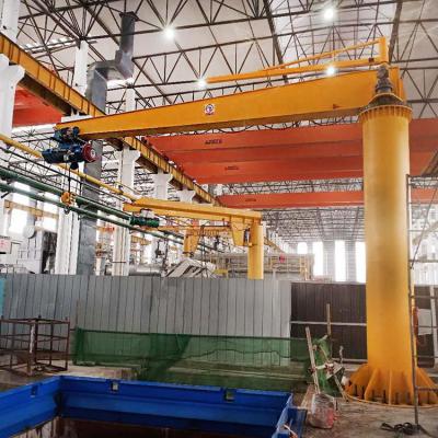 China Silence Swivel Q235B 1.5T Pillar Mounted Jib Crane for sale