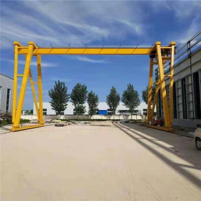 China Warehouse Traveling 25T Single Girder Gantry Crane for sale
