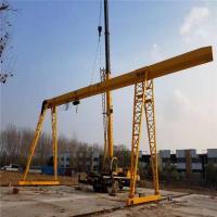 China 277KN Marble Slabs Q235B Single Girder Gantry Crane for sale