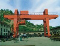 China 25t/5t Double Girder Gantry Crane Box Type Shipping Yard Material Handling for sale