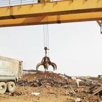 China 3000KN Double Beam Grab Bucket Garbage Gantry Crane for sale