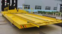 China Heavy Duty Cable Drum Mobile Q235 100T Material Transfer Cart for sale