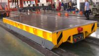 China Heavy Duty Cable Drum Mobile Q235 100T Material Transfer Cart for sale