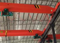China Remote Control 25 Ton Lifting Height 10m Single Girder Overhead Crane for sale