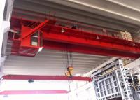 China 35 Ton Lifting Height 25m 20 M/Min Double Girder Overhead Crane for sale