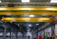 China Span 31.5m 10T Workshop Overhead Crane Double Beam Cabin Control for sale