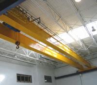 China Span 31.5m 10T Workshop Overhead Crane Double Beam Cabin Control for sale