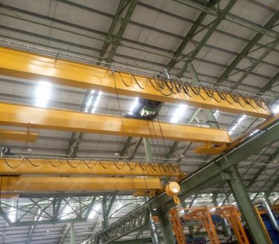 China 35T Double Girder Workshop Overhead Crane A5 Working Duty for sale