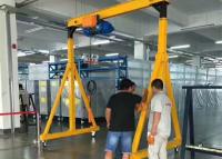 China Motor Driven 5T Simple Gantry Crane With Manual Chain Block for sale