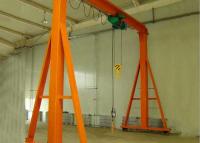 China Motor Driven 5T Simple Gantry Crane With Manual Chain Block for sale