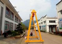 China Manual Driven Durable 10 Ton Span 5M Portable Gantry Crane for sale
