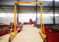 China Manual Driven Durable 10 Ton Span 5M Portable Gantry Crane for sale