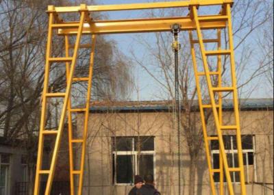 China Mobile Type Lifting Height 6M Portable Gantry Crane for sale