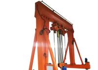 China Manual Driven Glassworks Handling 0.5T Portable Gantry Crane for sale