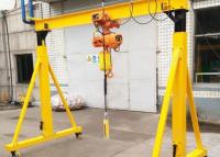 China Wireless Control Mini 4 Wheels Workshop Gantry Crane A Frame for sale