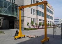 China Single Beam Light Duty Mobile 2T Simple Gantry Crane for sale