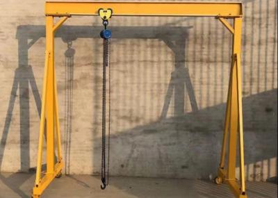 China Laboratory Warehouse Height 5M 3T Manual Gantry Crane for sale