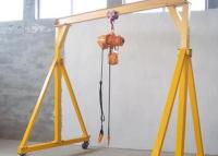 China 7.5 Ton Adjustable Height 2M 6M Portable Gantry Crane for sale