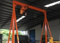 China 7.5 Ton Adjustable Height 2M 6M Portable Gantry Crane for sale