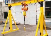 China Concrete 7.5T Portable Gantry Crane With Electric Mobile Hoist for sale