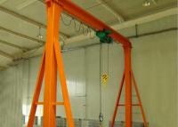 China Concrete 7.5T Portable Gantry Crane With Electric Mobile Hoist for sale