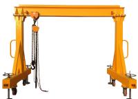 China Concrete 7.5T Portable Gantry Crane With Electric Mobile Hoist for sale