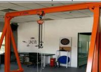 China Turbo Lift Pendent Button Control 2.5 Ton Portable Gantry Crane for sale