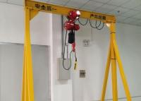 China Turbo Lift Pendent Button Control 2.5 Ton Portable Gantry Crane for sale