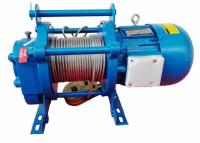 China Vertical 2T Rope Length 100m Material Handling Electric Winch for sale