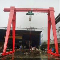 China Soft Starting Stopping 8m Height 8T Building Gantry Crane for sale