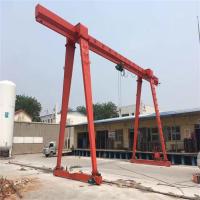 China Double Speed 15T Span 15m Single Girder Gantry Crane for sale