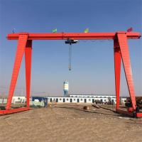China Double Speed 15T Span 15m Single Girder Gantry Crane for sale