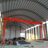China 5 Ton Single Speed Mobile Gantry Crane With Double Hoist for sale
