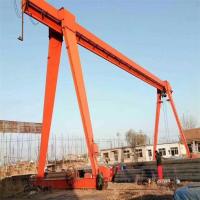 China CE 15T Single Girder Gantry Crane With Cantilever Beam for sale