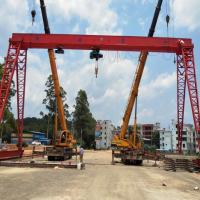 China CE 15T Single Girder Gantry Crane With Cantilever Beam for sale