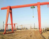 China Span 12m-30m 30T Single Girder Gantry Crane With Cab Control for sale