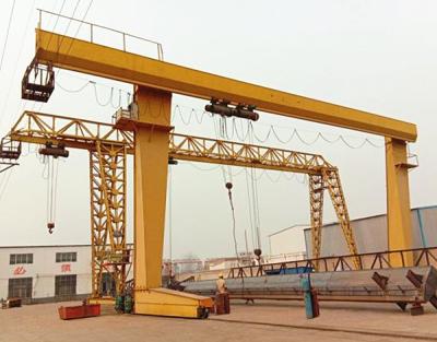 China Movealbe 100KN Single Girder Underslung Crane Steel Box Type for sale