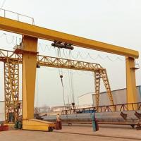 China Outdoor Plant 20T L Shape Box Hook Hydraulic Gantry Crane for sale