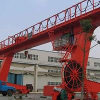 China Outdoor Plant 20T L Shape Box Hook Hydraulic Gantry Crane for sale