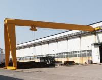 China Workshop Span 7m Single Girder Semi Gantry Crane A3 Working Duty for sale