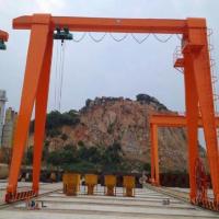 China 16 Ton Box Type Single Girder Gantry Crane Construction Usage Long Working Life for sale