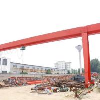 China 16 Ton Box Type Single Girder Gantry Crane Construction Usage Long Working Life for sale