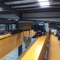 China 55T Duty A5 European Double Girder Overhead Crane Smooth Running Compact Structure for sale
