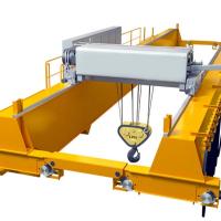 China 55T Duty A5 European Double Girder Overhead Crane Smooth Running Compact Structure for sale