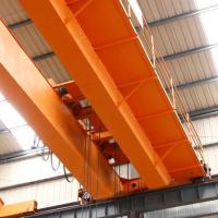 China 100 Ton European Type Double Beam Overhead Crane For Mould Lifting Strong Rigidity for sale