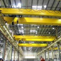 China Traveling 7m Height 150 Ton Euro Double Girder Overhead Crane Light Duty for sale