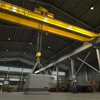 China 75T Underslung Eot Crane Euro Hoist With Welded Box Girders 3 Phase for sale