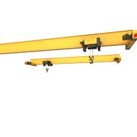 China 100 Ton Overhead Travelling Crane Custom Height 10-30 M Rolled Section Girders for sale