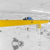China Low Maintenance 45T End Carriage Overhead Crane Double Hook Off Standard Solutions for sale